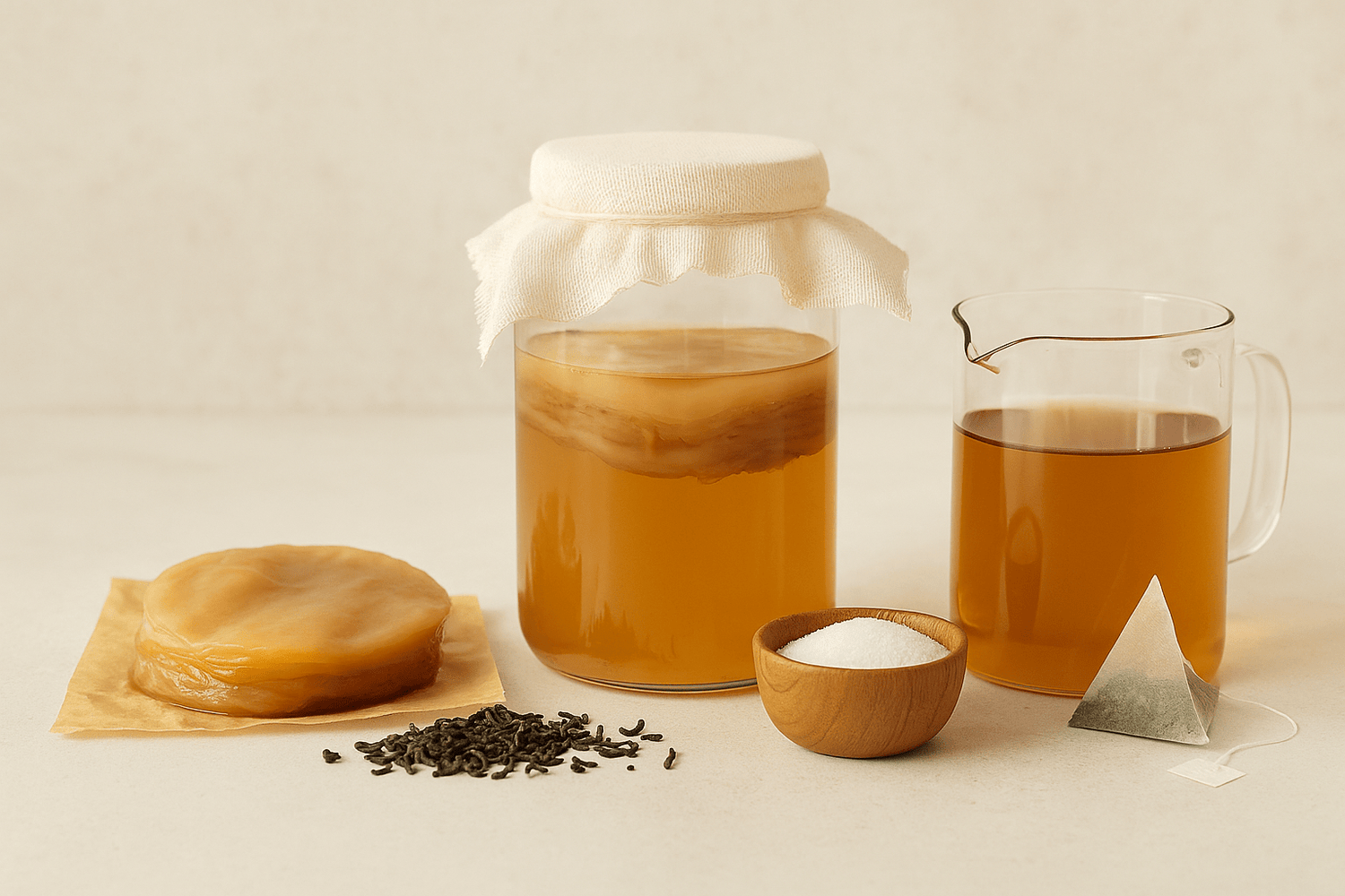 O rețetă de kombucha proaspăt și sănătos. – Gut2be