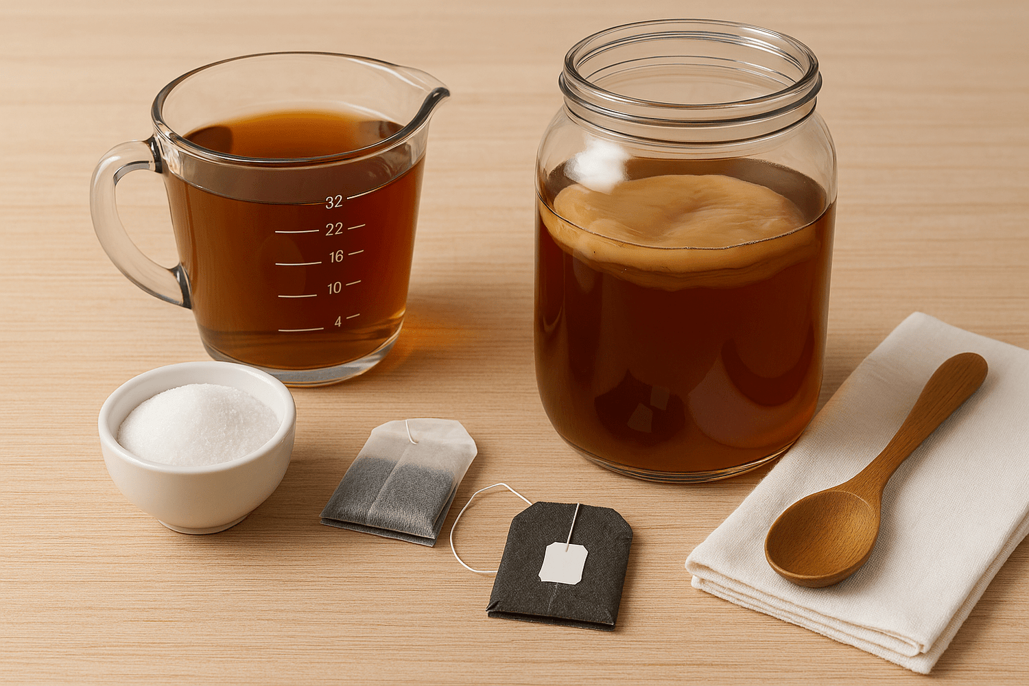 O rețetă de kombucha proaspăt și sănătos. – Gut2be